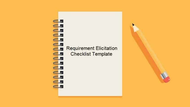 Requirement Elicitation Checklist Template [Free Download ...