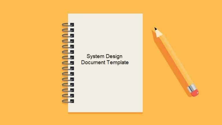 System Design Document Template [free Download] 