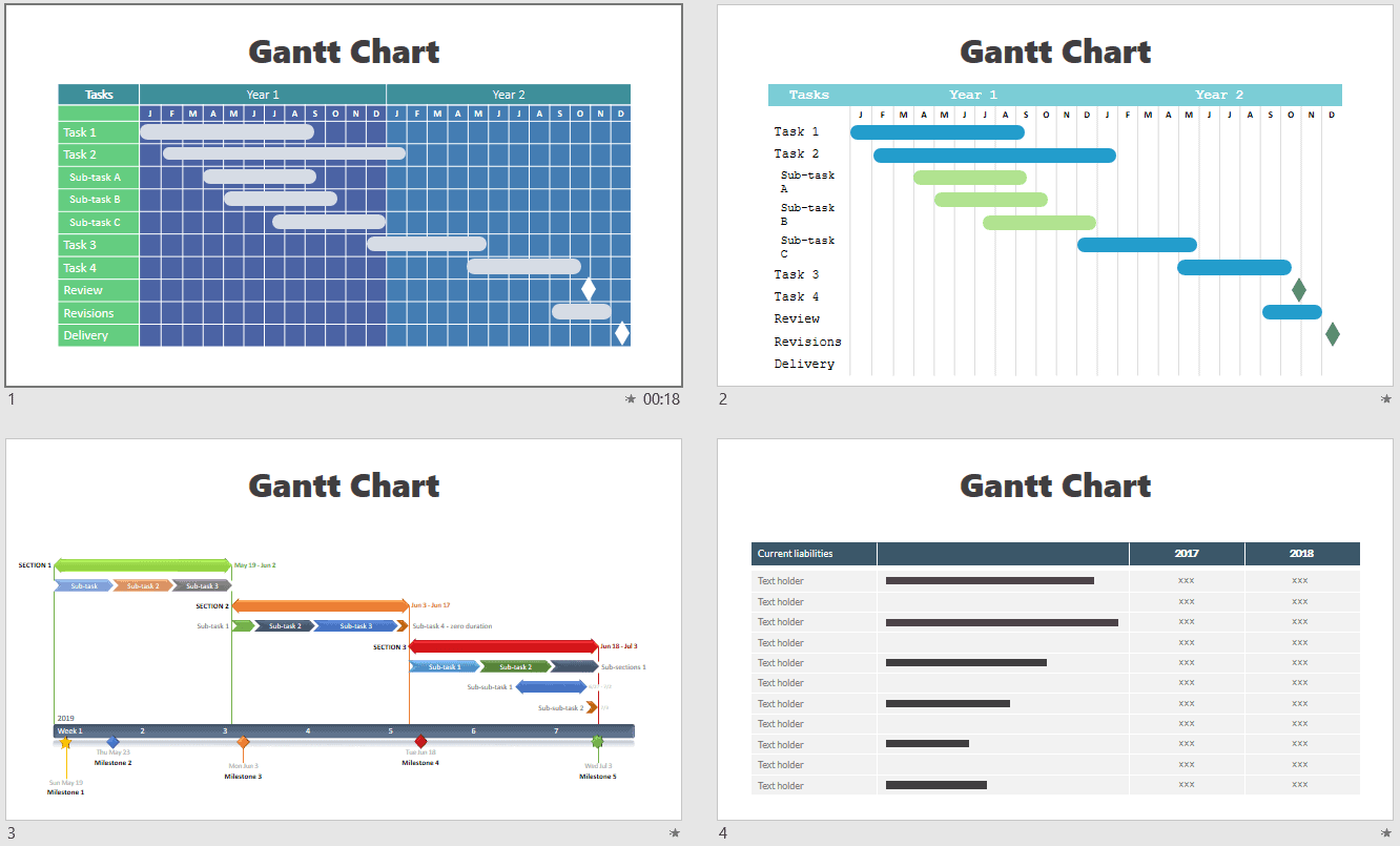 10 Free Project Management Infographic Templates - Gantt Chart ...