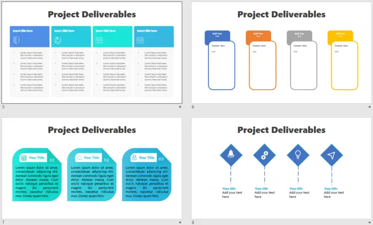 10 Project Management Infographic Templates - Project Deliverables ...