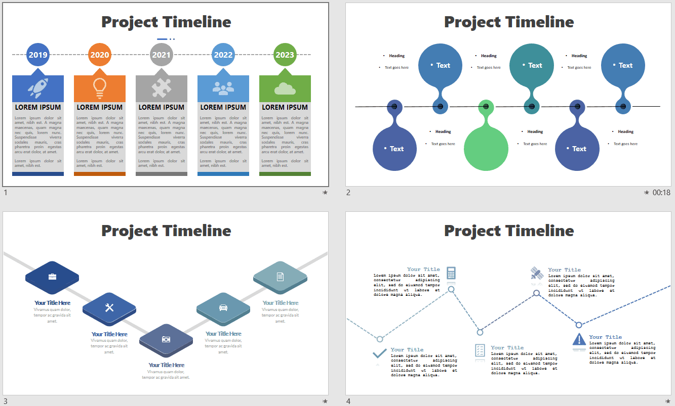 10 Free Project Management Infographic Templates - Project Timeline ...