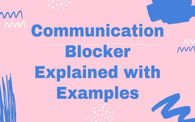 Communication Blocker Explained with Examples | ProjectPractical.com