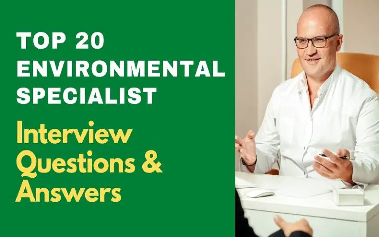 Top 20 Environmental Specialist Interview Questions & Answers 2025 ...