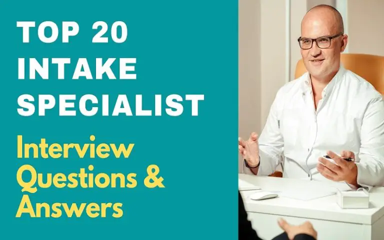 Top 20 Intake Specialist Interview Questions & Answers 2025 ...