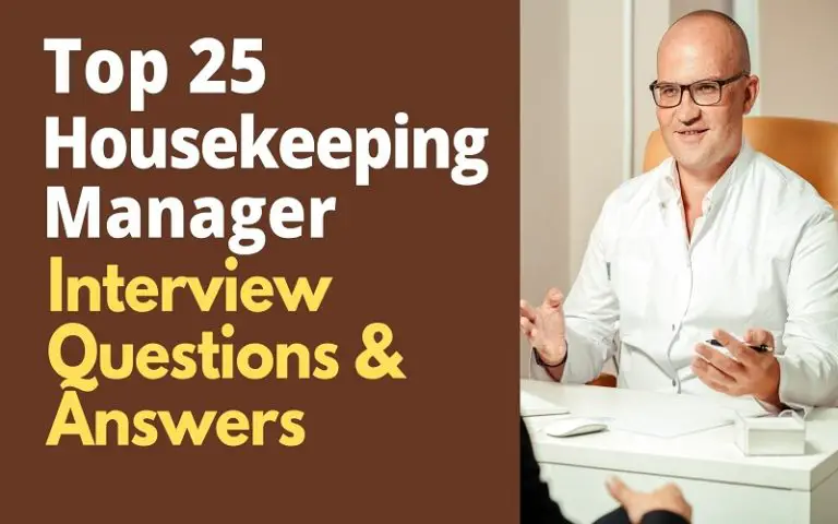 Top 42 Housekeeping Manager Interview Questions and Answers in 2025 ...