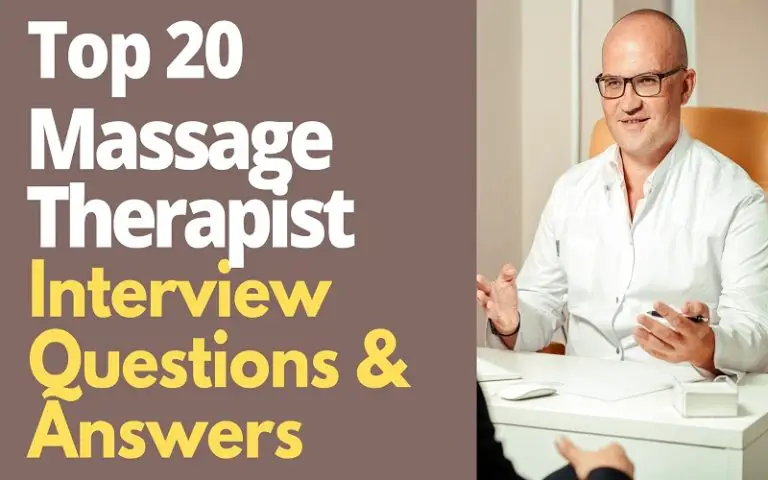Top 20 Massage Therapist Interview Questions and Answers in 2025 ...